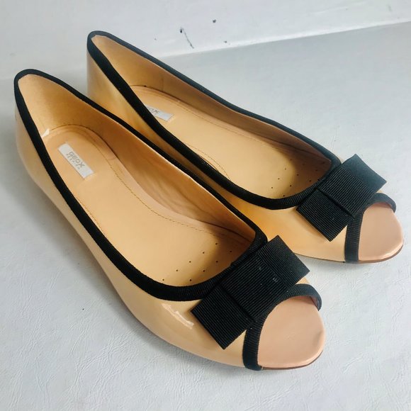 Geox Shoes | Geox Respira Ballerina Flats Italian Patent | Poshmark